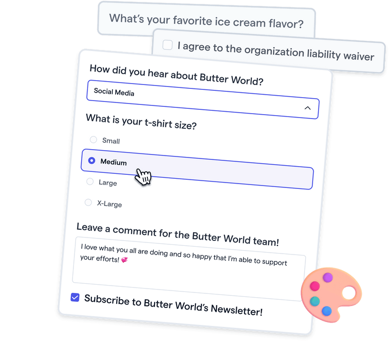 Free Donation Forms: Create, Customize, & Embed | Givebutter