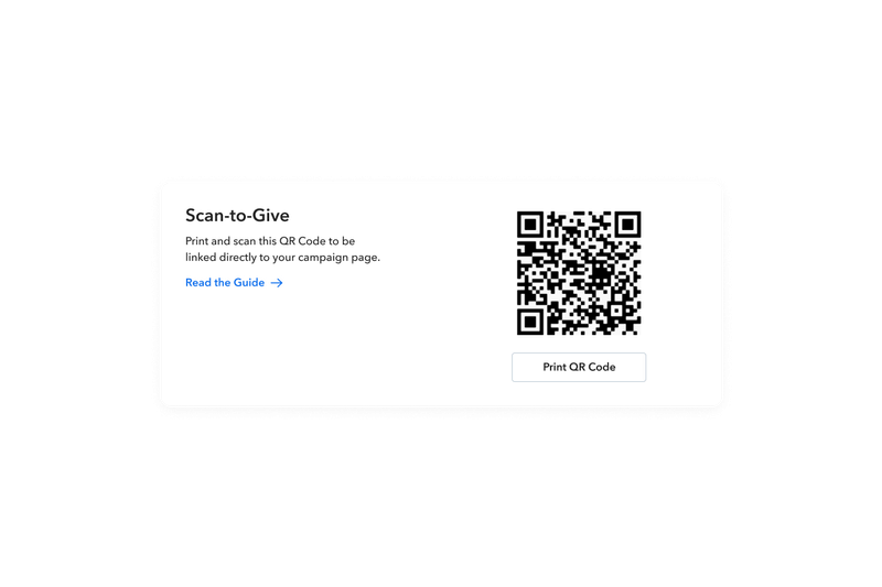Scan-to-Donate: QR Codes for Donations | Givebutter