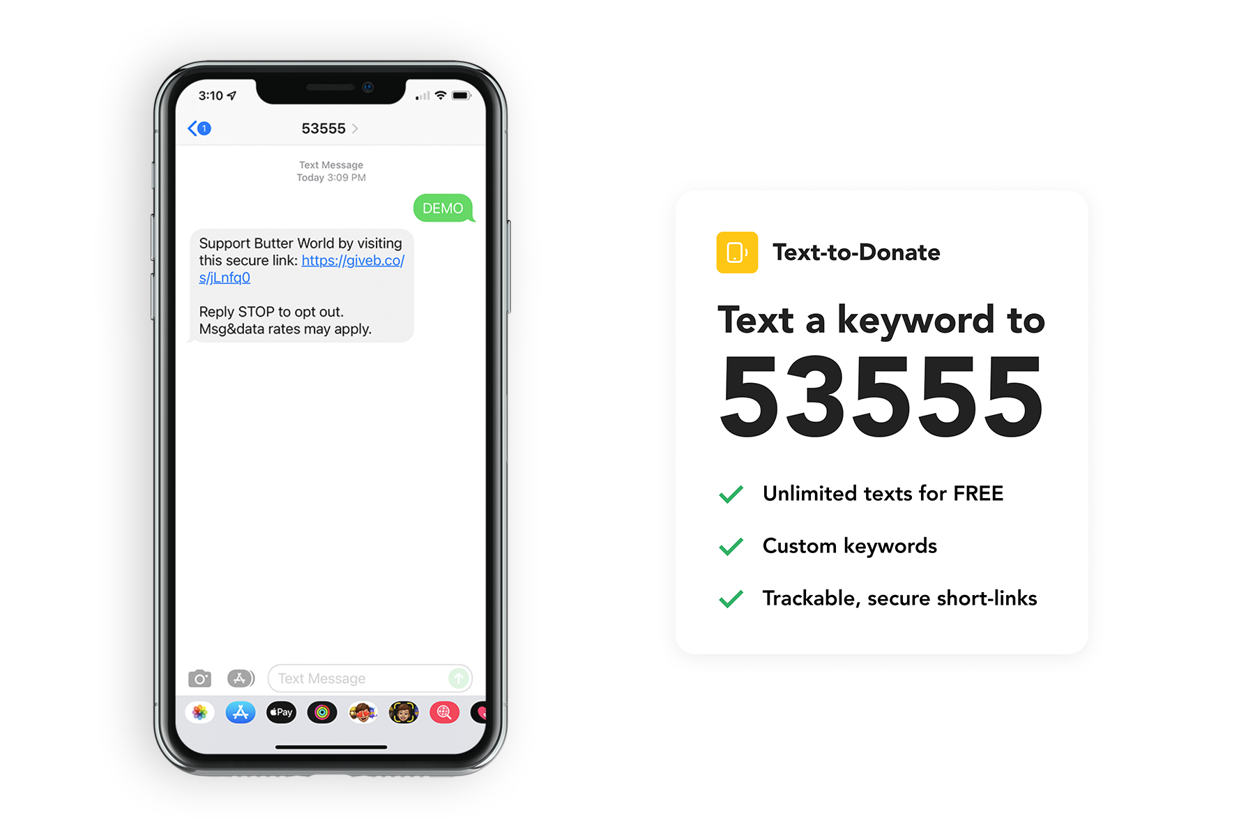 Free Text-To-Donate: Create Custom Shortcodes | Givebutter