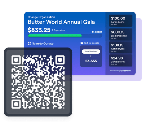 Scan-to-Donate: Create Free QR Codes For Donations | Givebutter