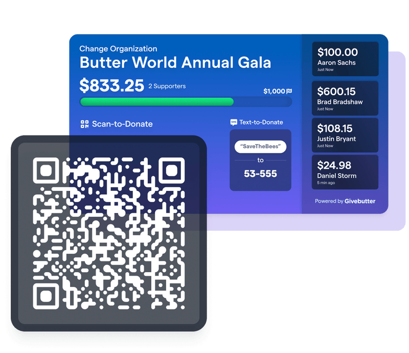 Scan-to-Donate: Create Free QR Codes For Donations | Givebutter