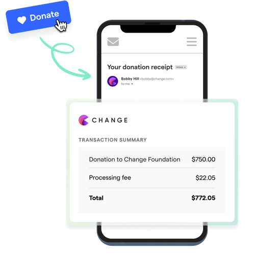 Free Donation Receipt Template & Examples | Givebutter