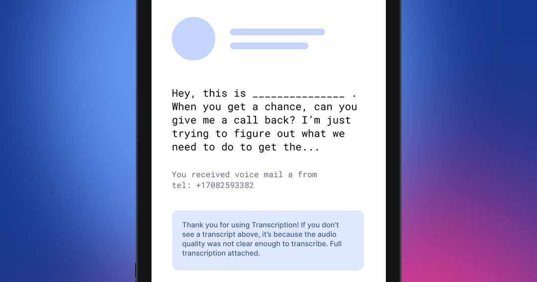 Fake voicemail notification phishing scam - Hoxhunt
