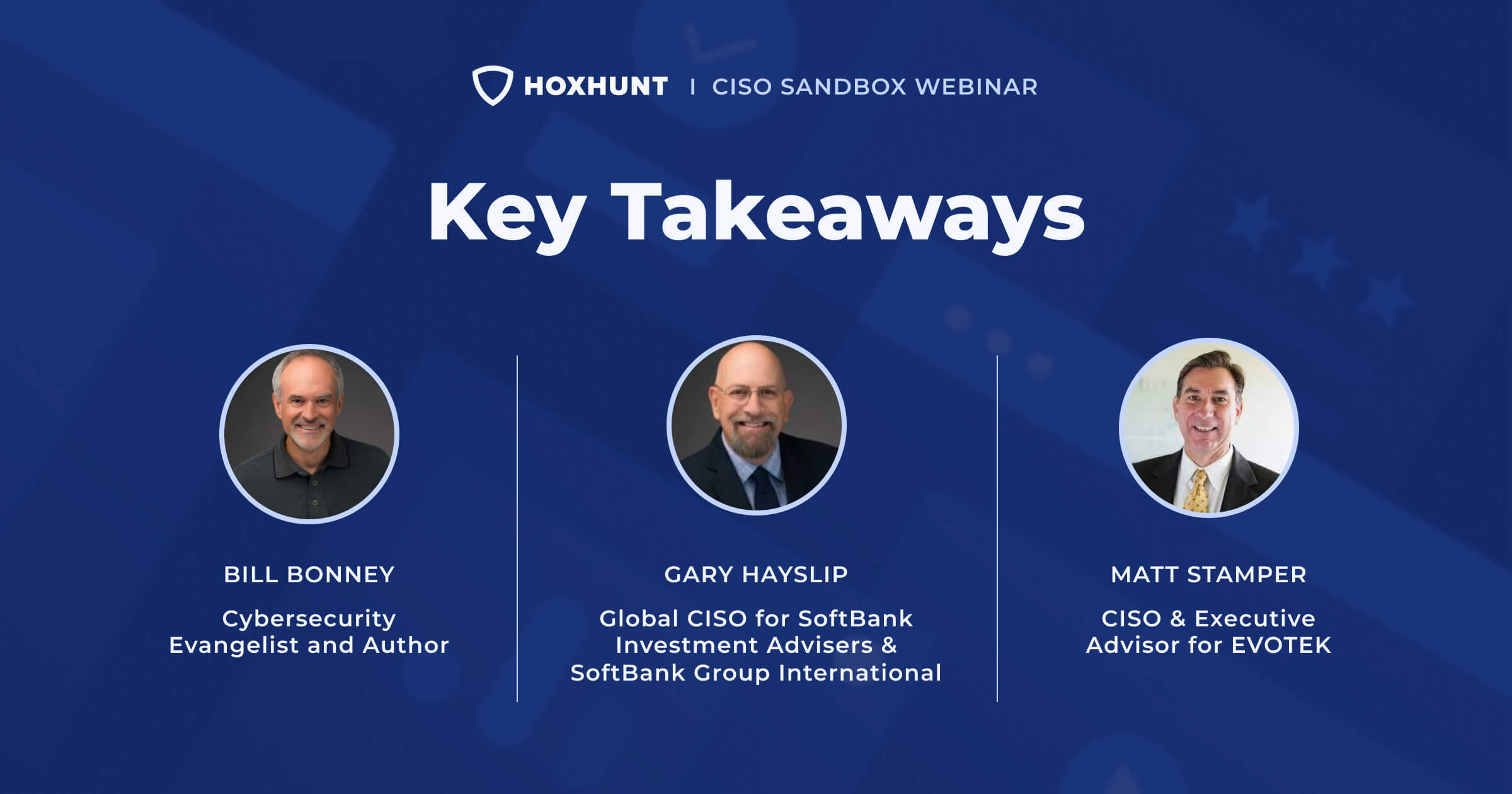 Video of CISO Executive Primer co-authors Bill Bonney, Gary Hayslip ...