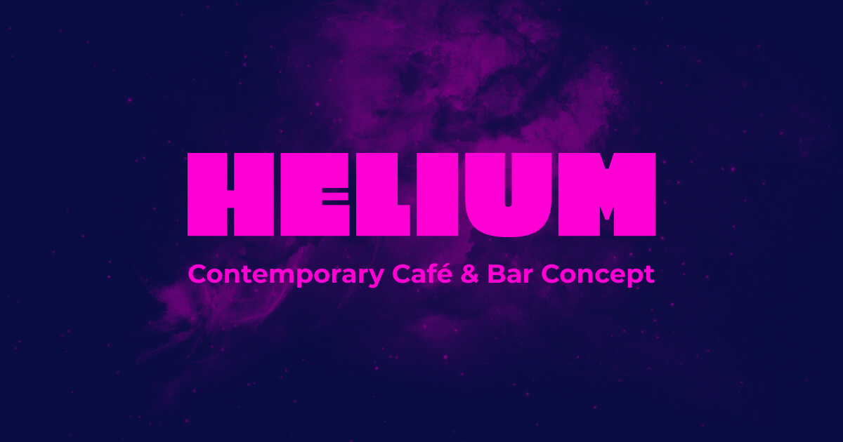 Helium | Contemporary Café & Bar Concept