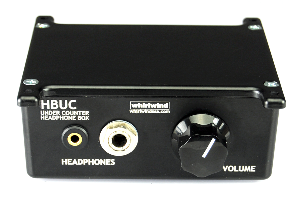 HBUC - Under Counter Passive, Stereo Headphone Control Box