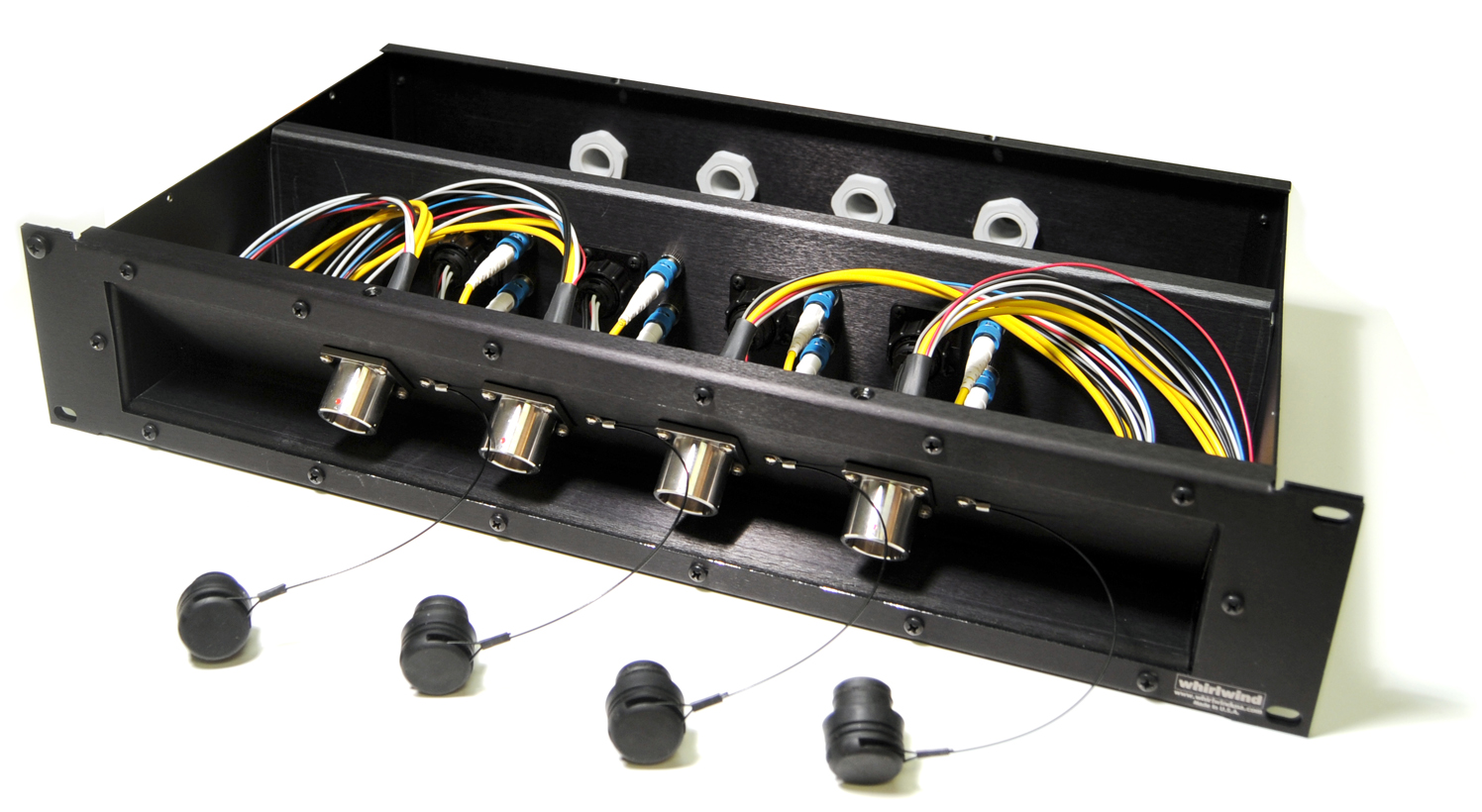 Custom Fiber Optic Rack Panel