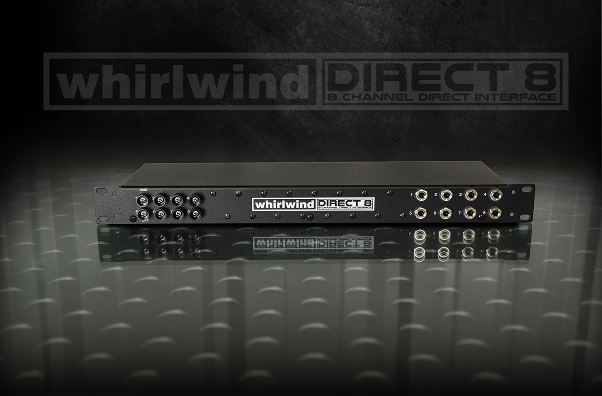 Whirlwind is proud to introduce Direct 8, an eight channel direct box ...