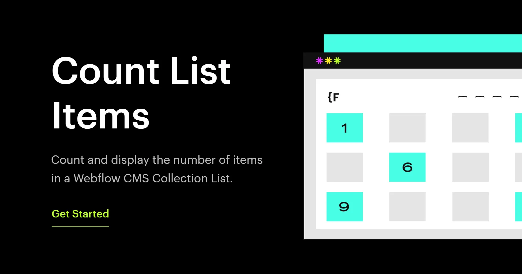 Count List Items Count The Number Of Items In A Webflow CMS