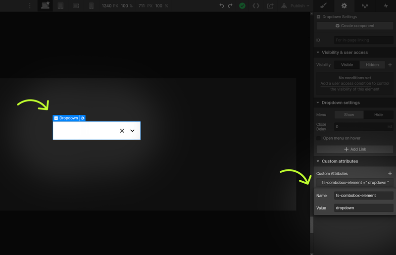 Combo Box for Webflow