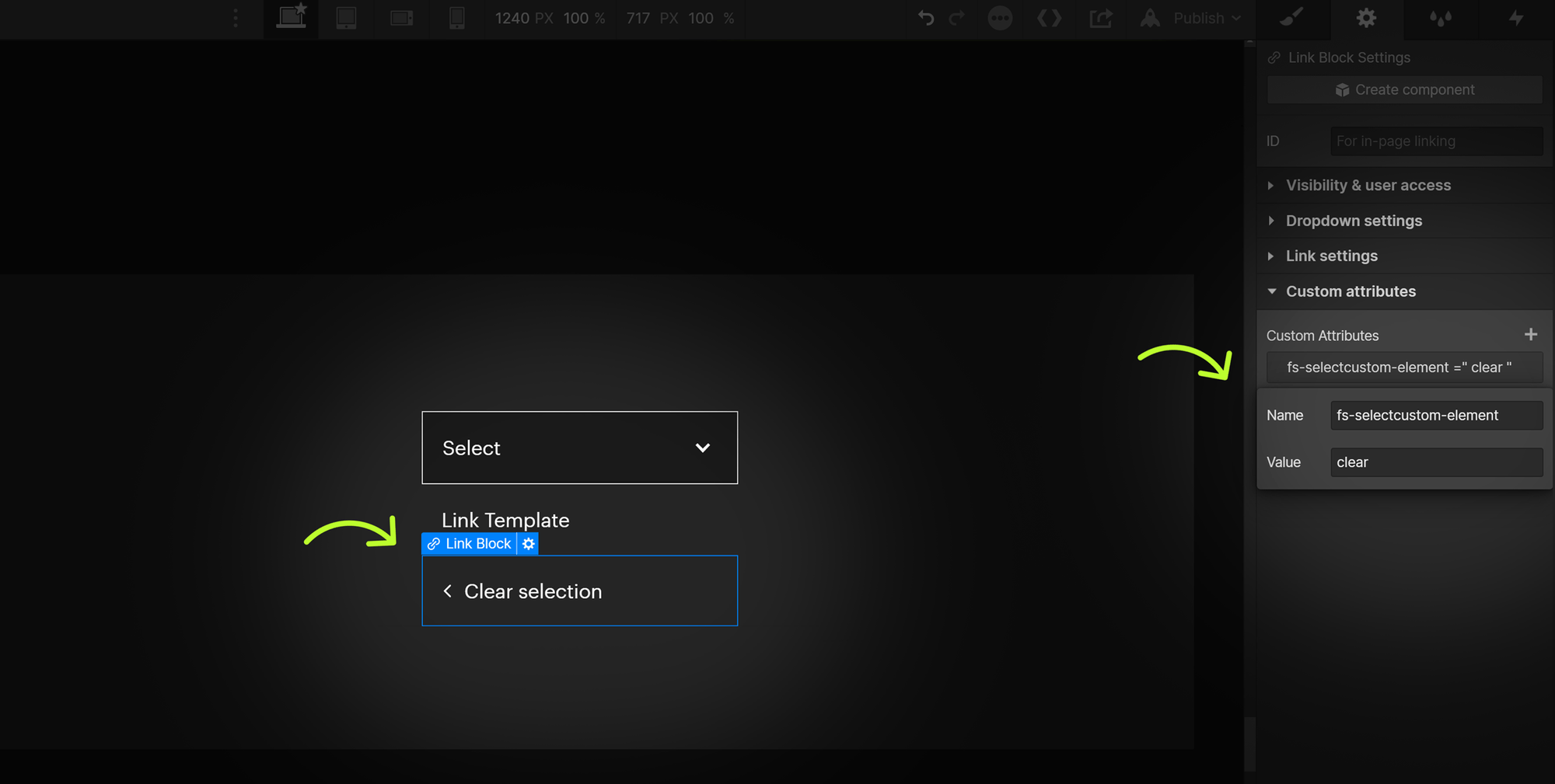 Custom Form Select Field for Webflow
