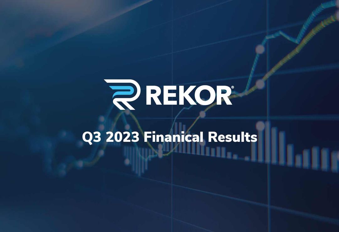 Rekor Systems, Inc. Reports Record Third Quarter 2023 Financial Results - Rekor Systems