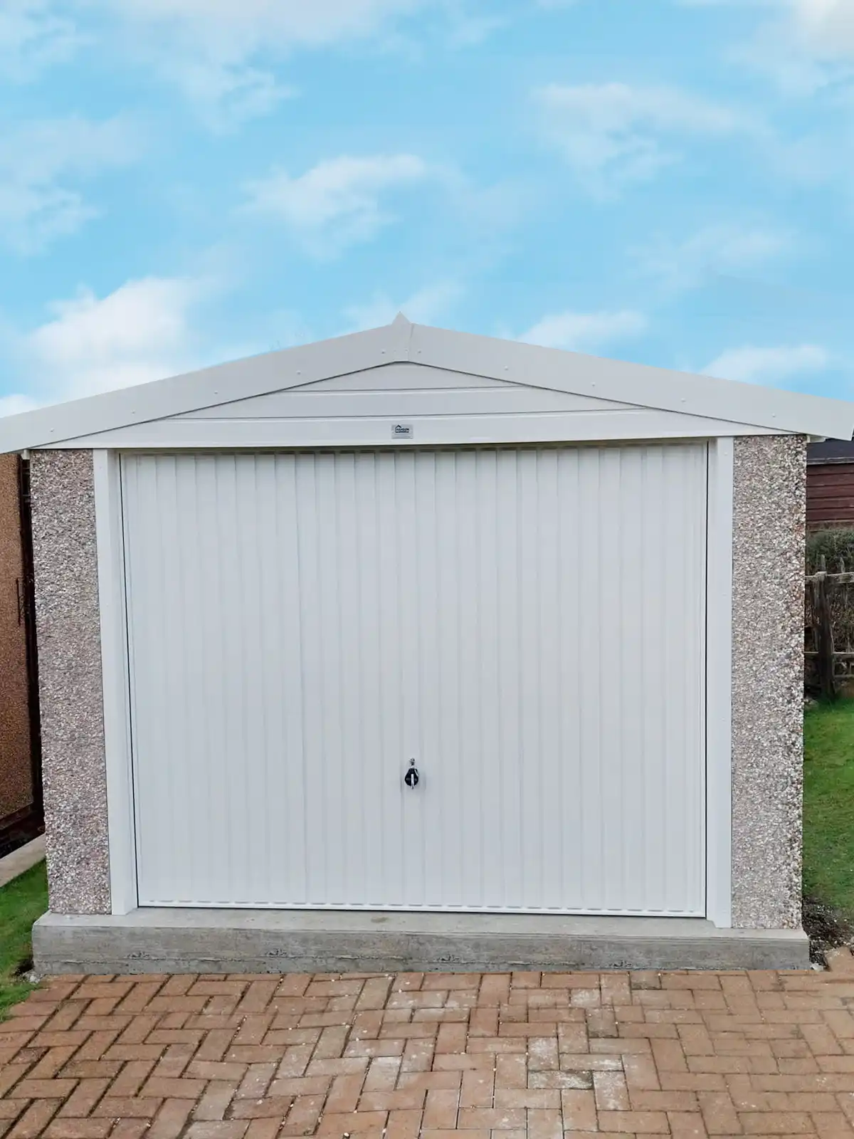 New Apex PVC Garage Install in Bathgate | Concrete Garages Scotland