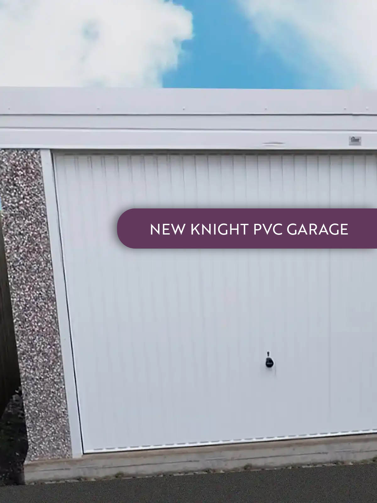 Knight PVC Garage Installation in Armadale | Concrete Garages Scotland