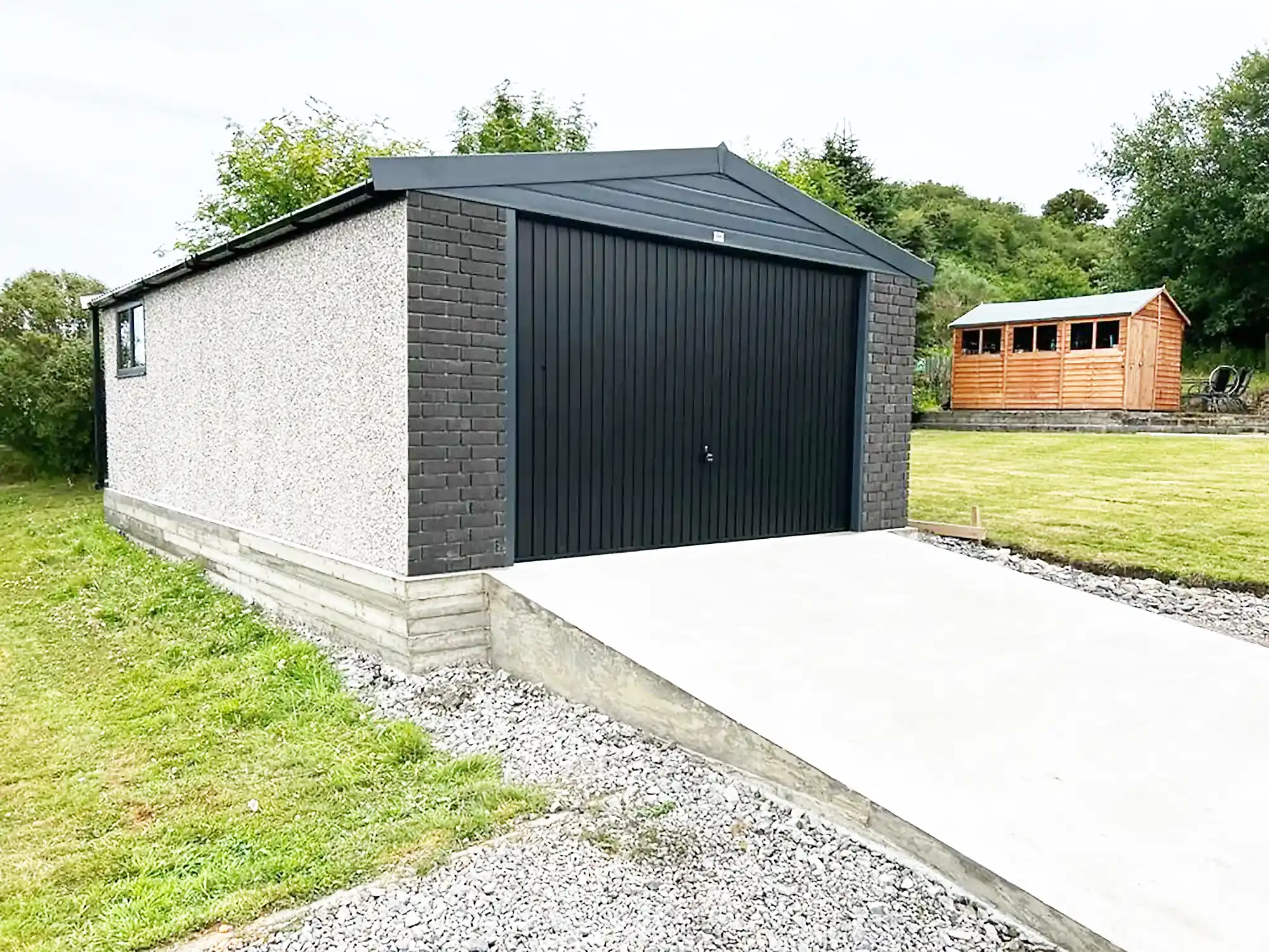 New Apex Graphite Installation in Cromarty | Concrete Garages Scotland