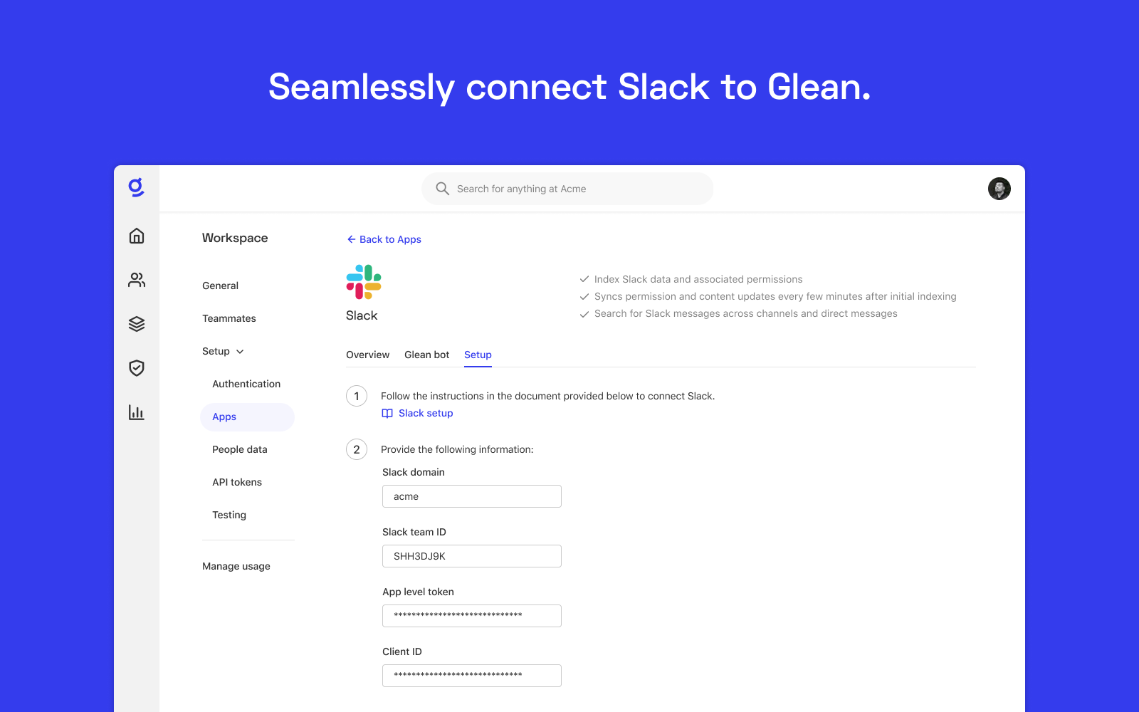 Slack Integration With Glean | Glean Knowledge Discovery