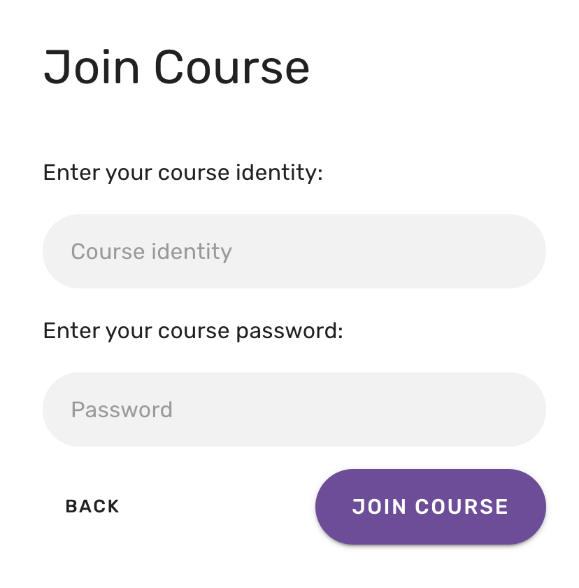 Help: Register as a Student