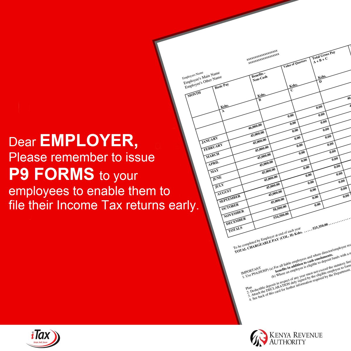 How to File Returns Using P9 Form