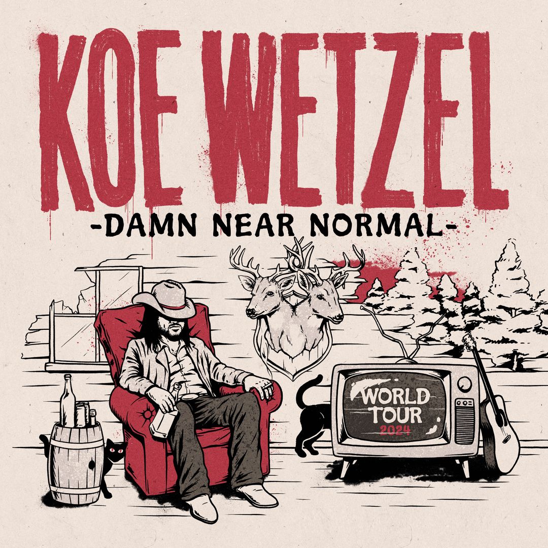 Koe Wetzel "Damn Near Normal" Tour 2024