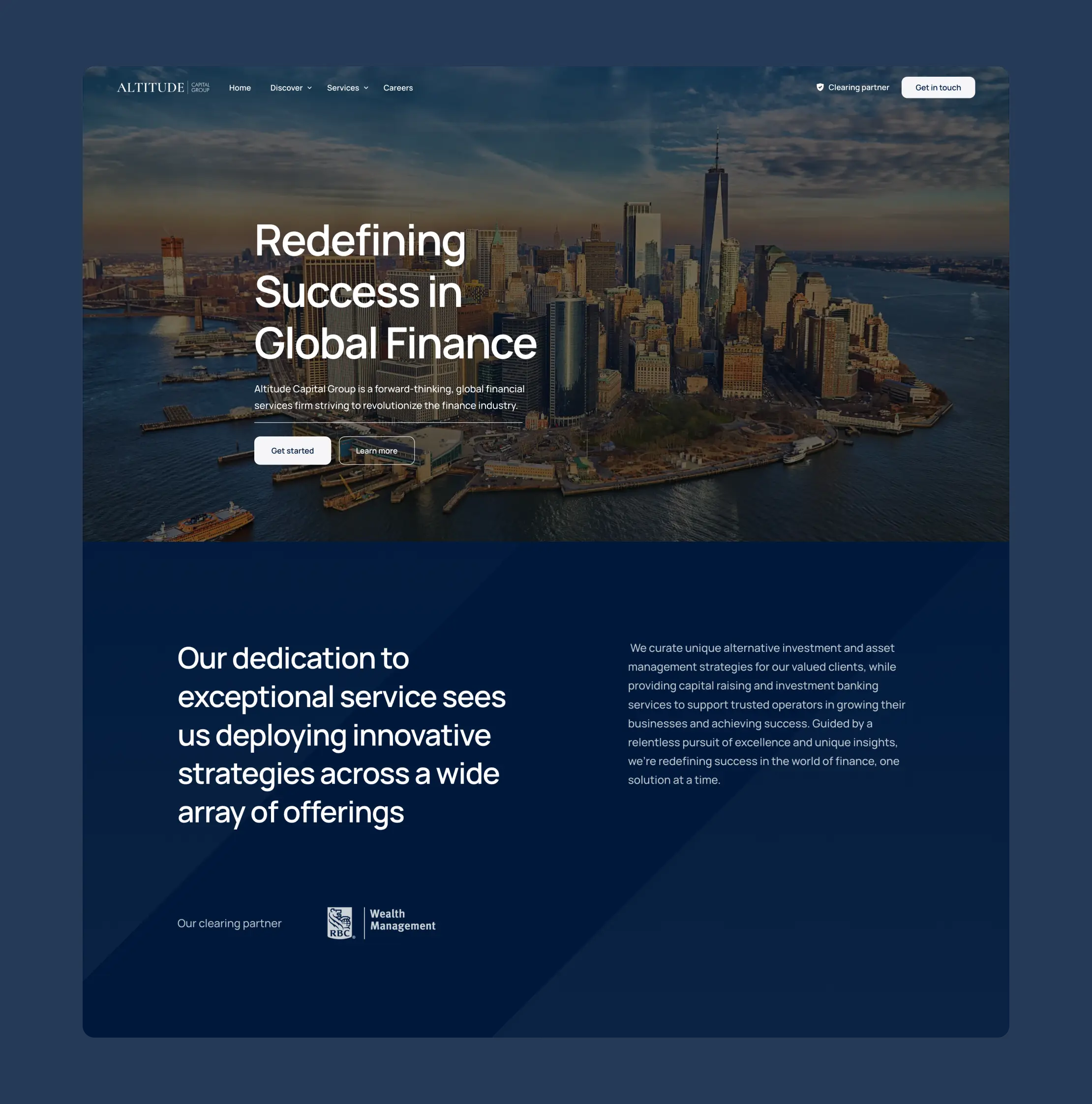 Altitude Capital Group — Web Design Project by GLW Design