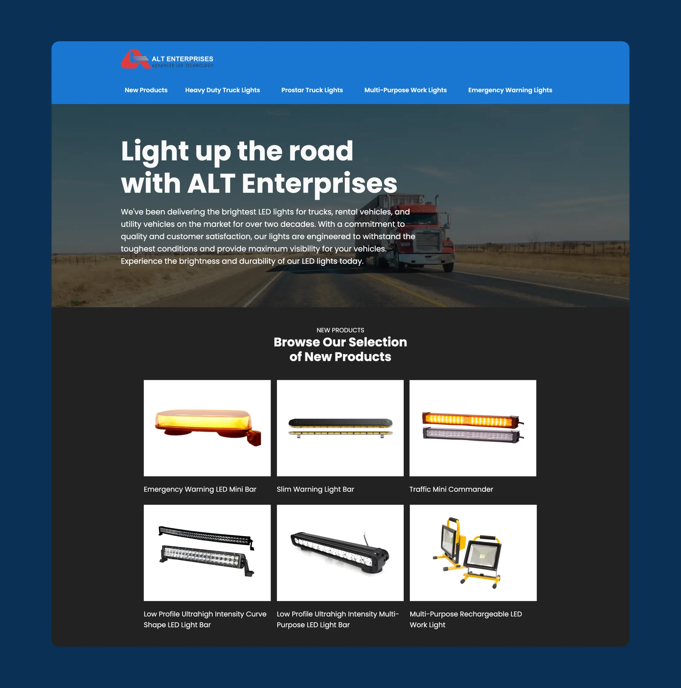 Alt Enterprises — Web Design Project by GLW Design