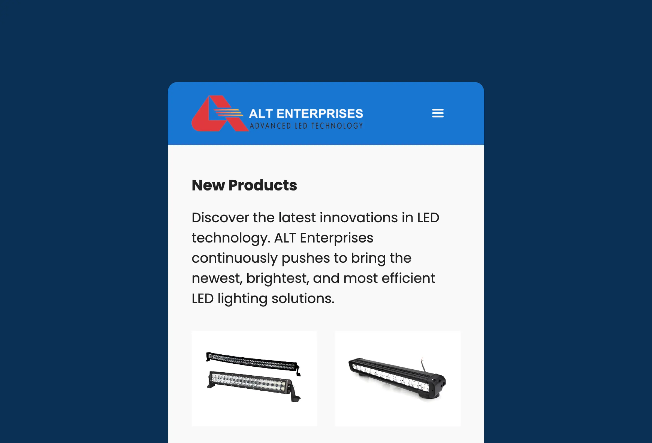 Alt Enterprises — Web Design Project by GLW Design
