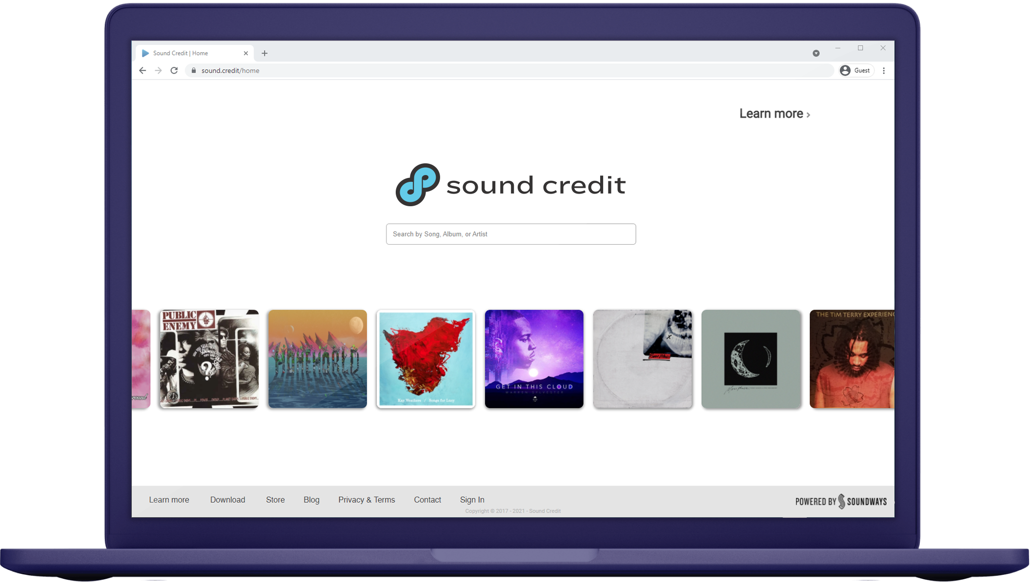 Sound Credit — Music credits, done right.