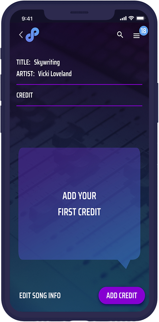 Sound Credit — Music credits, done right.