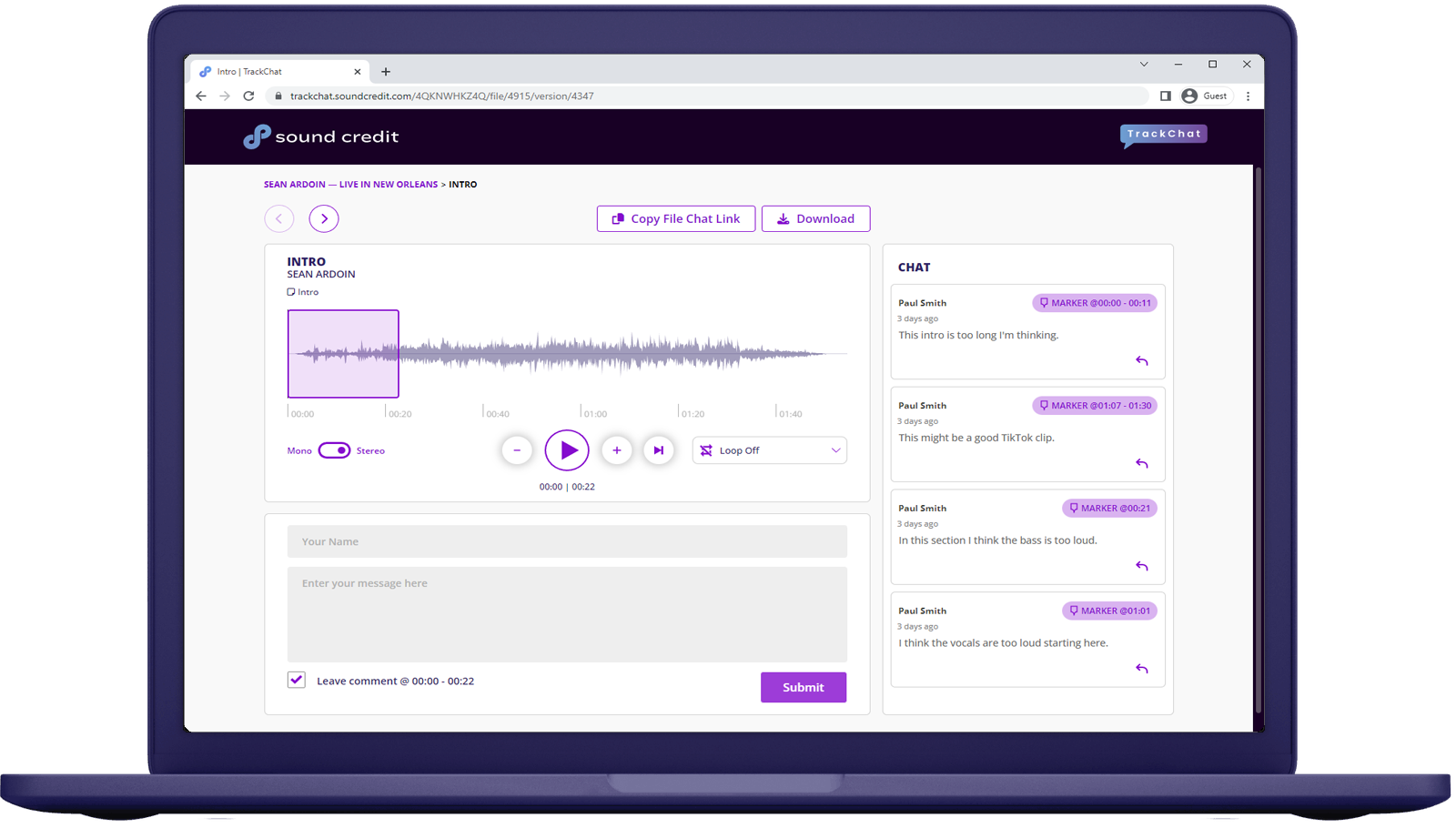 Sound Credit — Music credits, done right.
