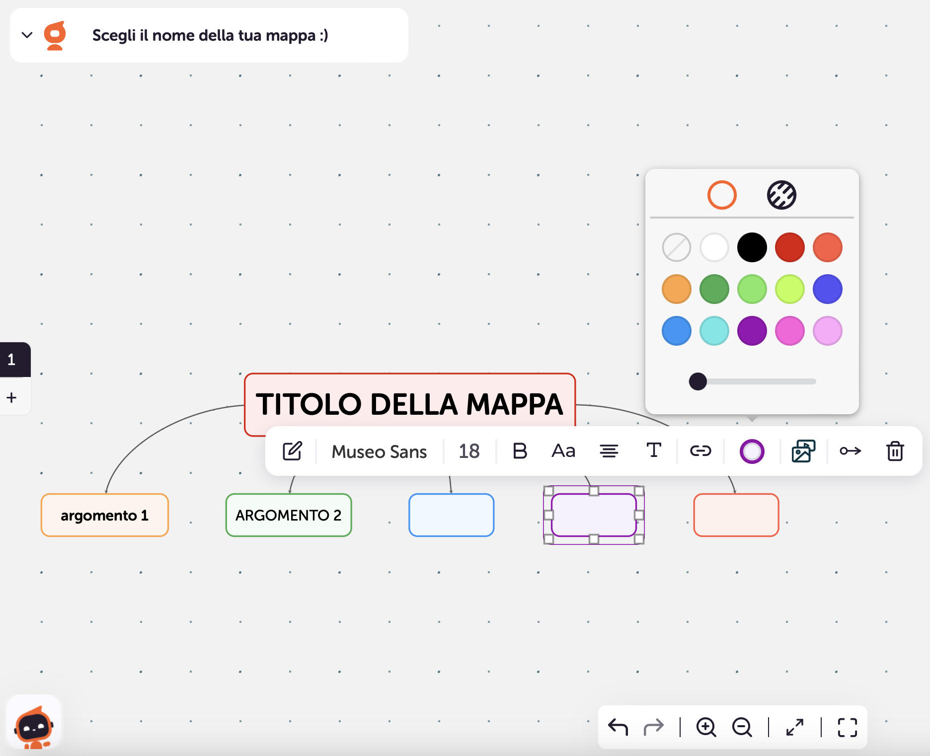 Come creare mappe concettuali gratis su Algor | Algor