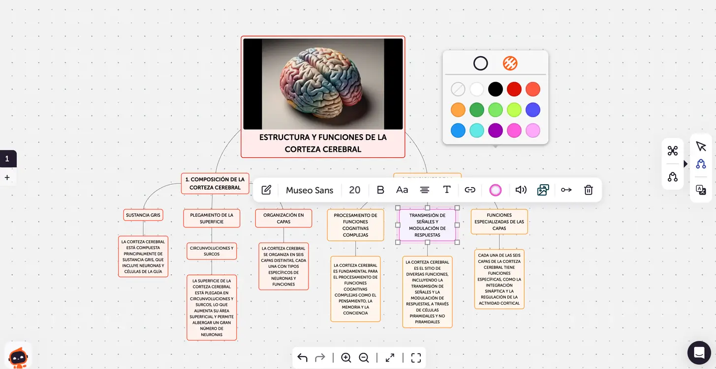 Cómo crear mapas conceptuales creativos en línea | Algor