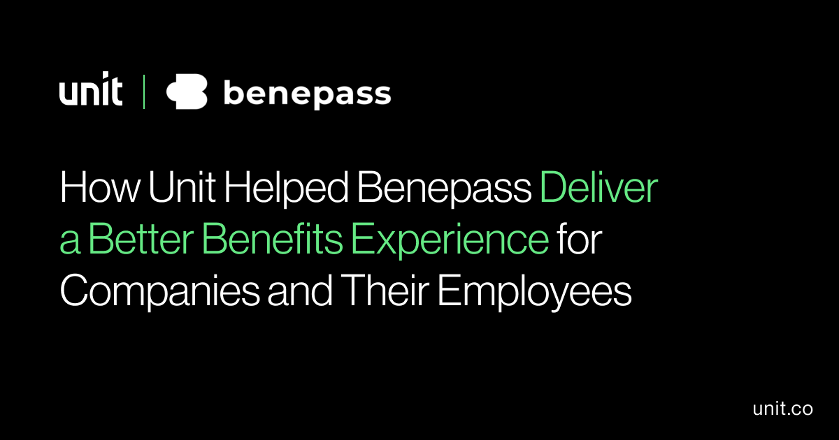 Unit | How Unit helps Benepass deliver a better benefits experience for ...