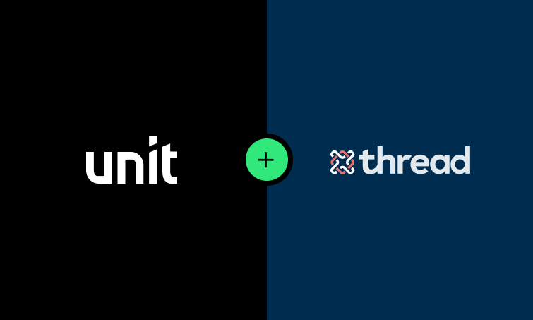 Unit | Announcing our partnership with Thread Bank