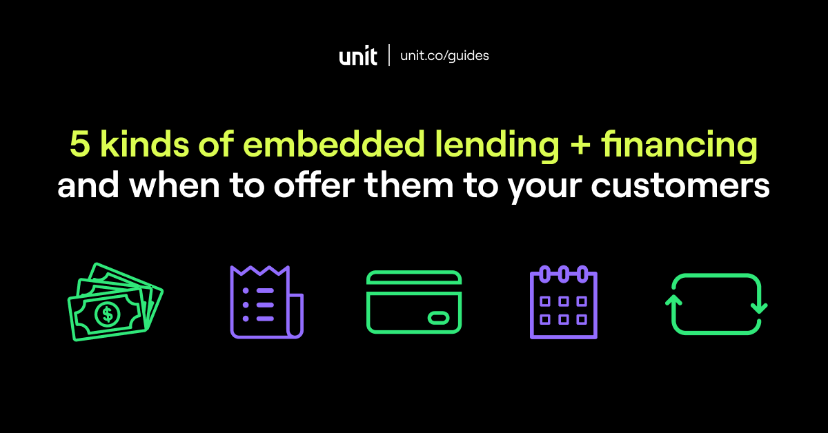 Unit | An introduction to embedded lending and financing
