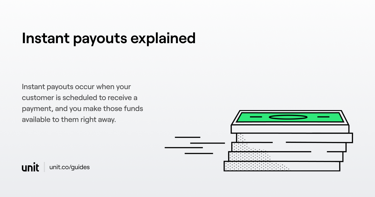Unit | How (and why) to offer your customers instant payouts