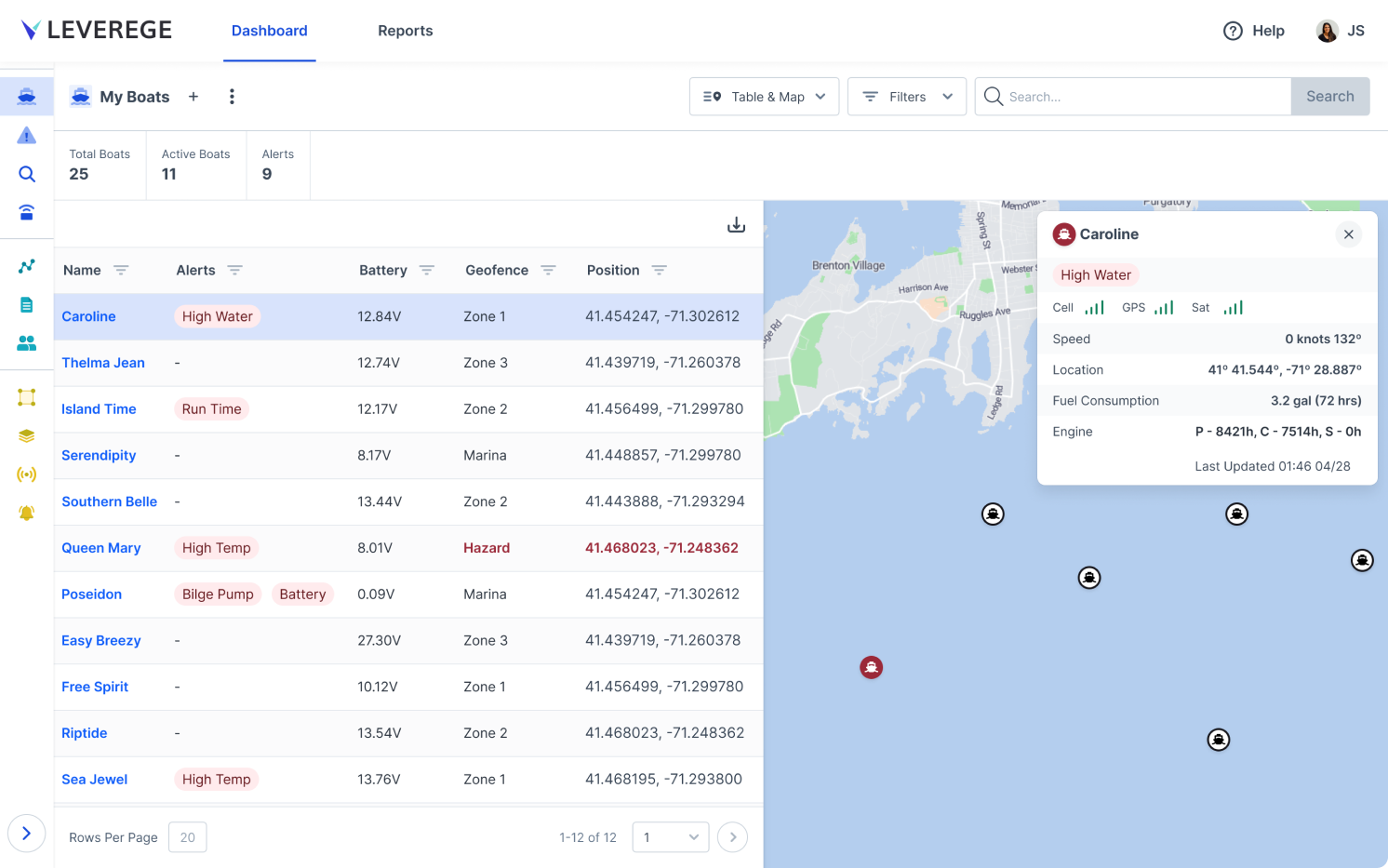 Marine Fleet Management | Leverege IoT Use Case