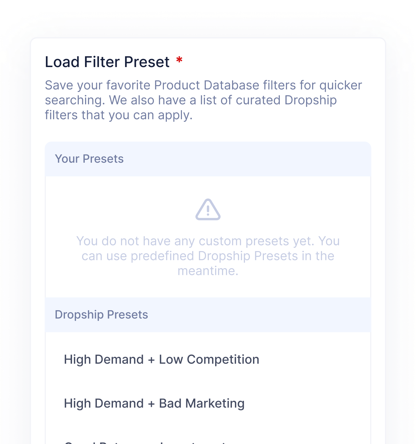 Product Database - Find Profitable Products to Sell Now