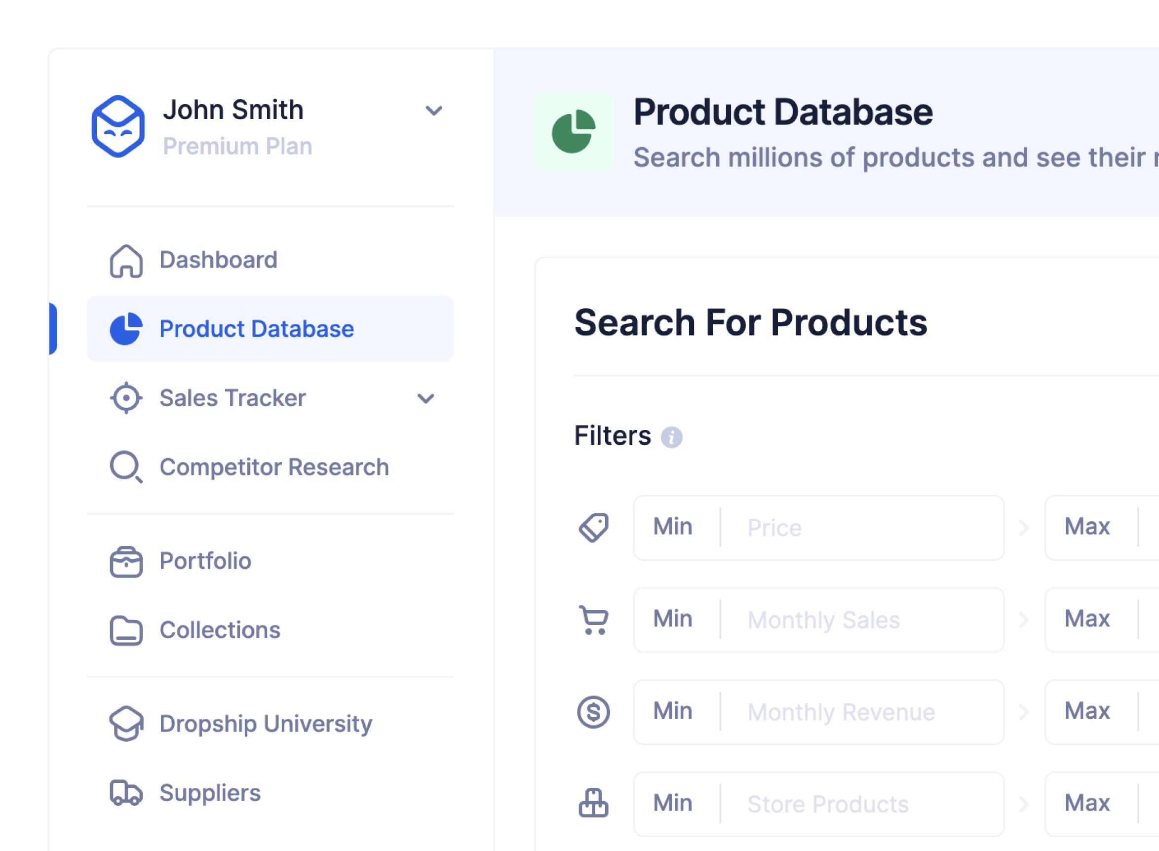 Product Database - Find Profitable Products to Sell Now