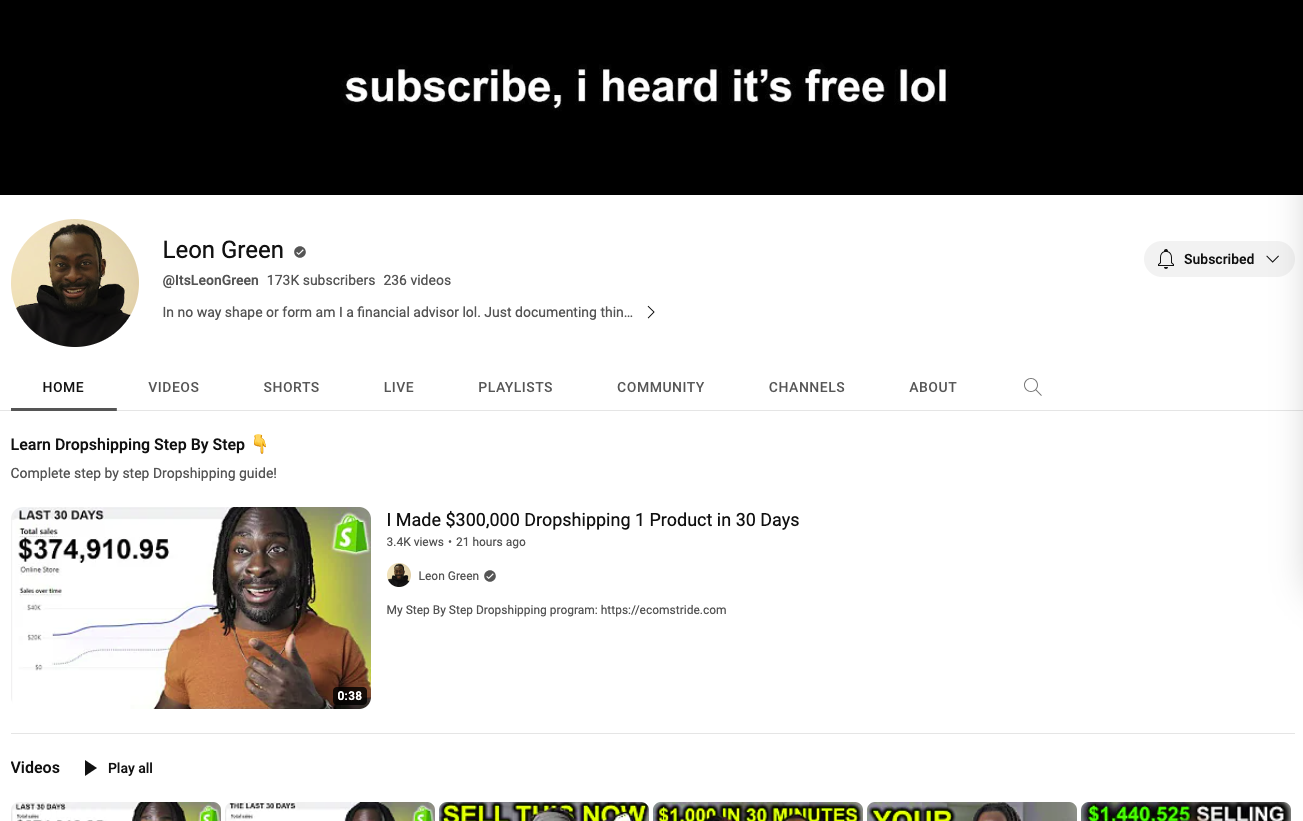 27 Best Dropshipping YouTubers to Learn Dropshipping From in 2024 ...