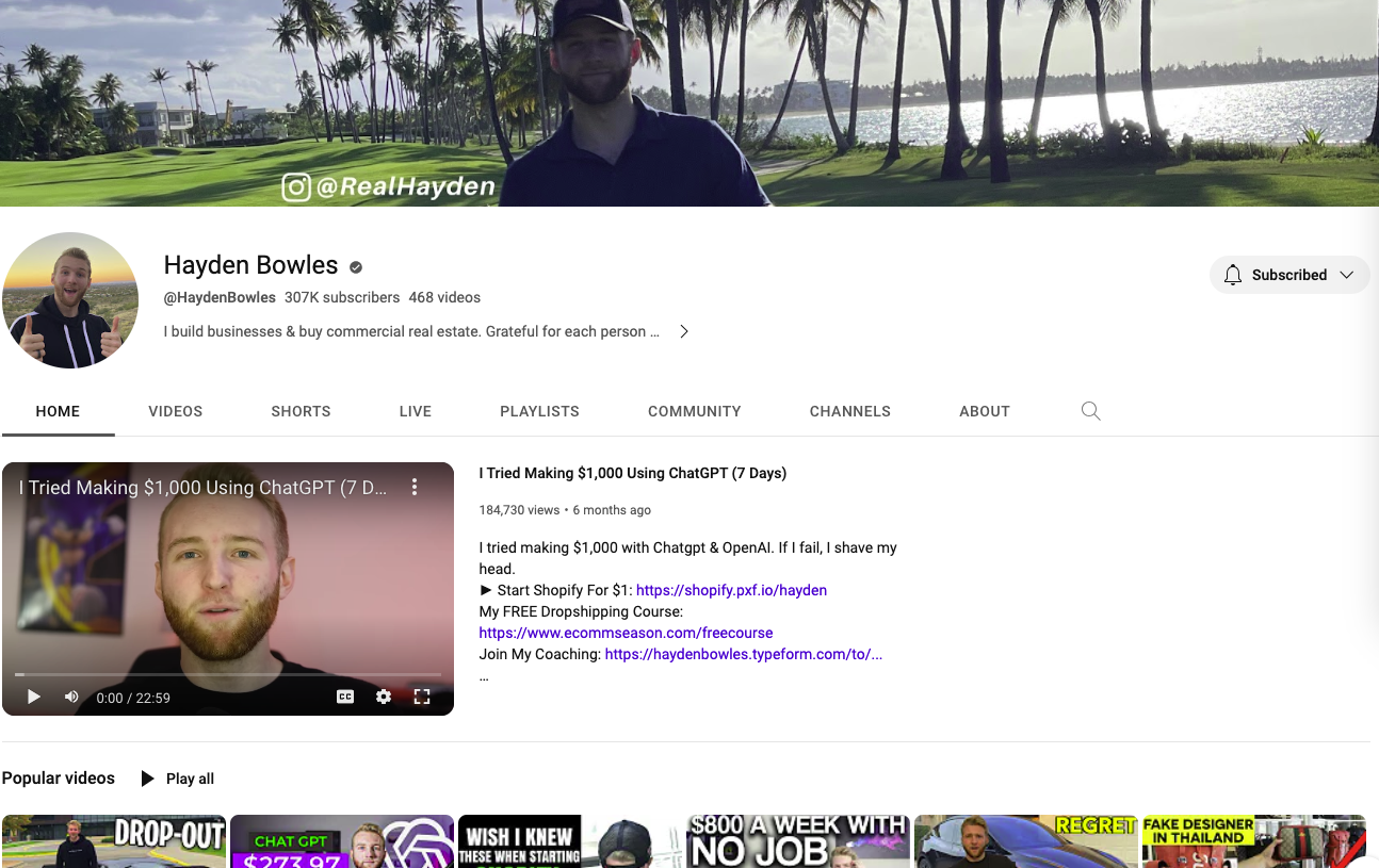 27 Best Dropshipping YouTubers to Learn Dropshipping From in 2024 ...