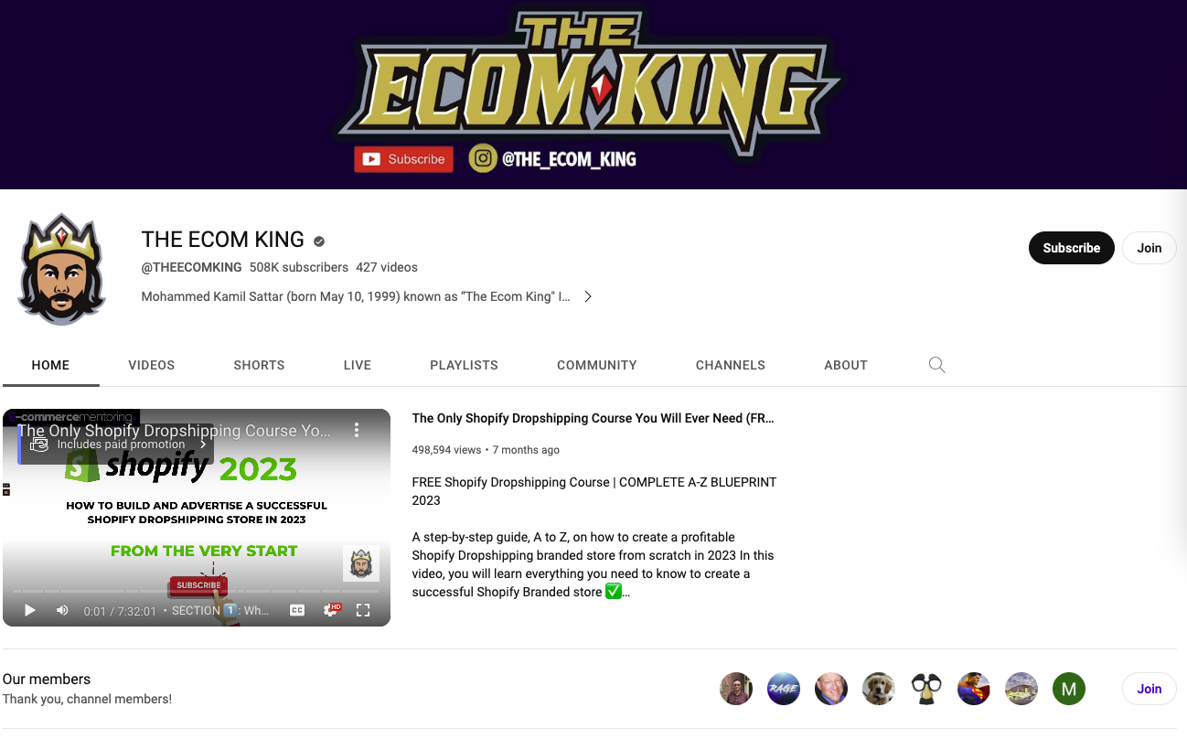 27 Best Dropshipping YouTubers to Learn Dropshipping From in 2024 ...