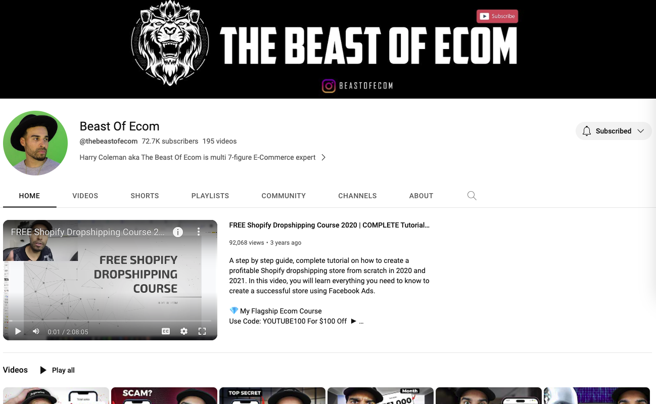 27 Best Dropshipping YouTubers to Learn Dropshipping From in 2024 ...