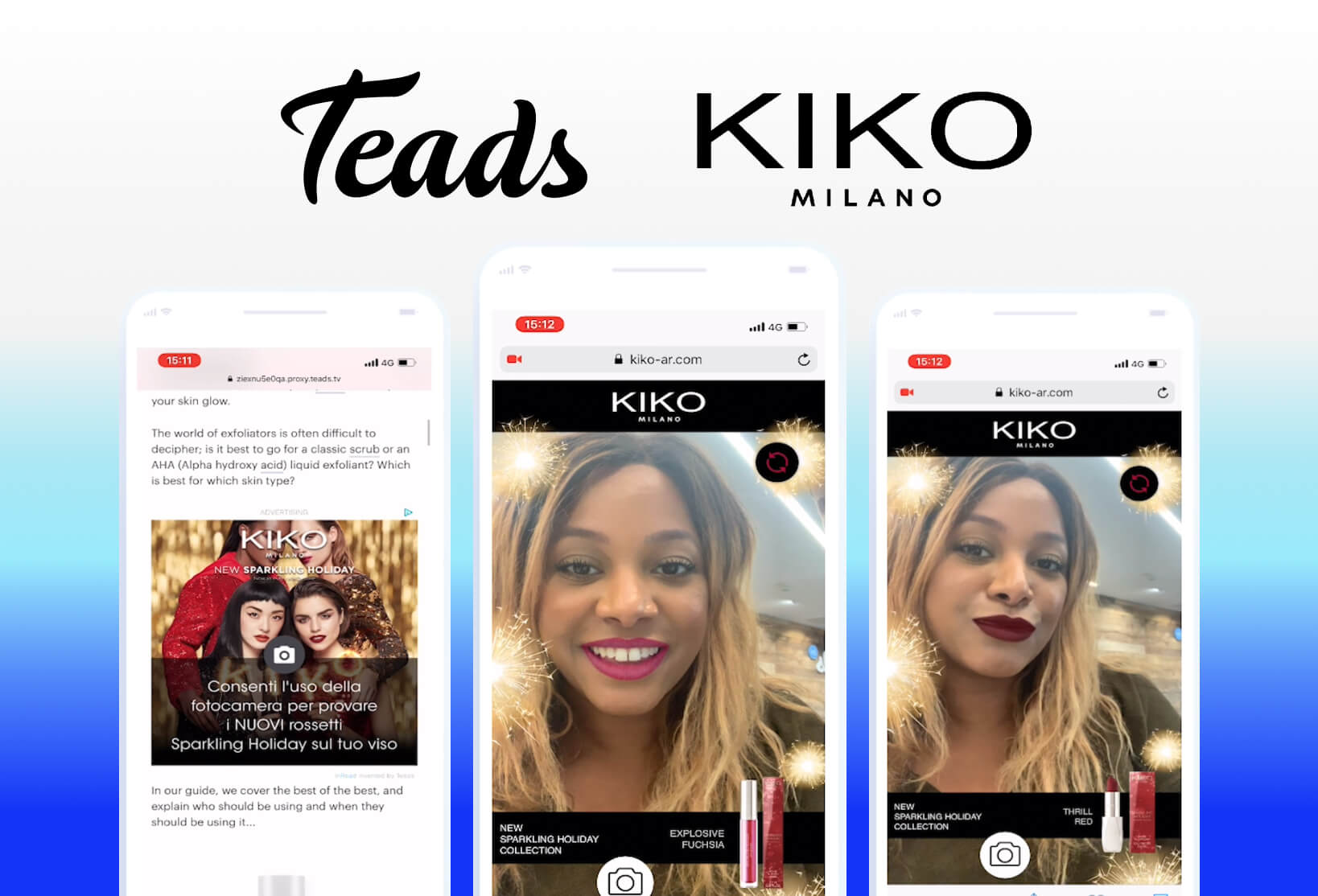 Makeup Virtual Try-On Ad with Kiko Cosmetics - DeepAR