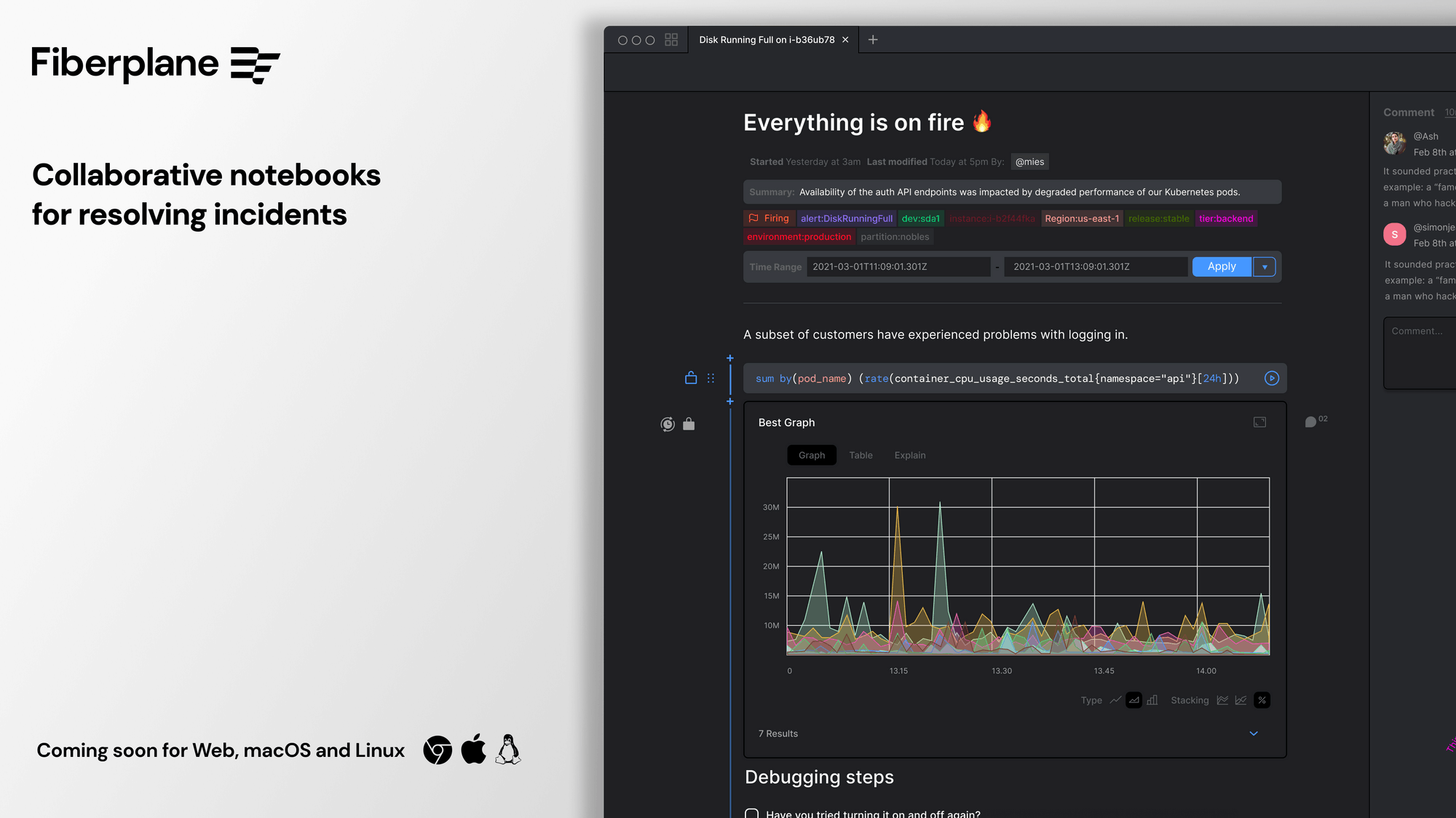 Notion portfolio: Fiberplane