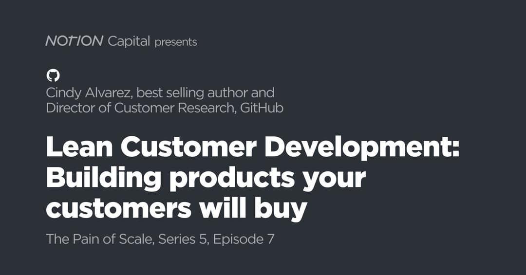 Lean Customer Development | Notion
