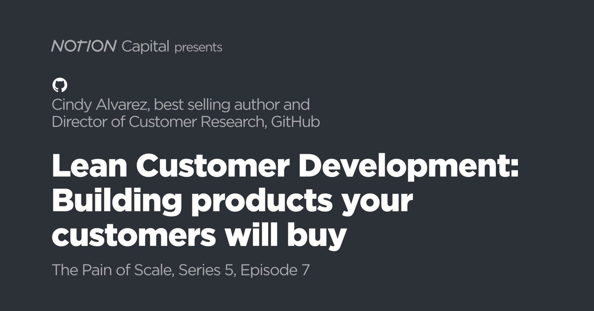 Lean Customer Development | Notion