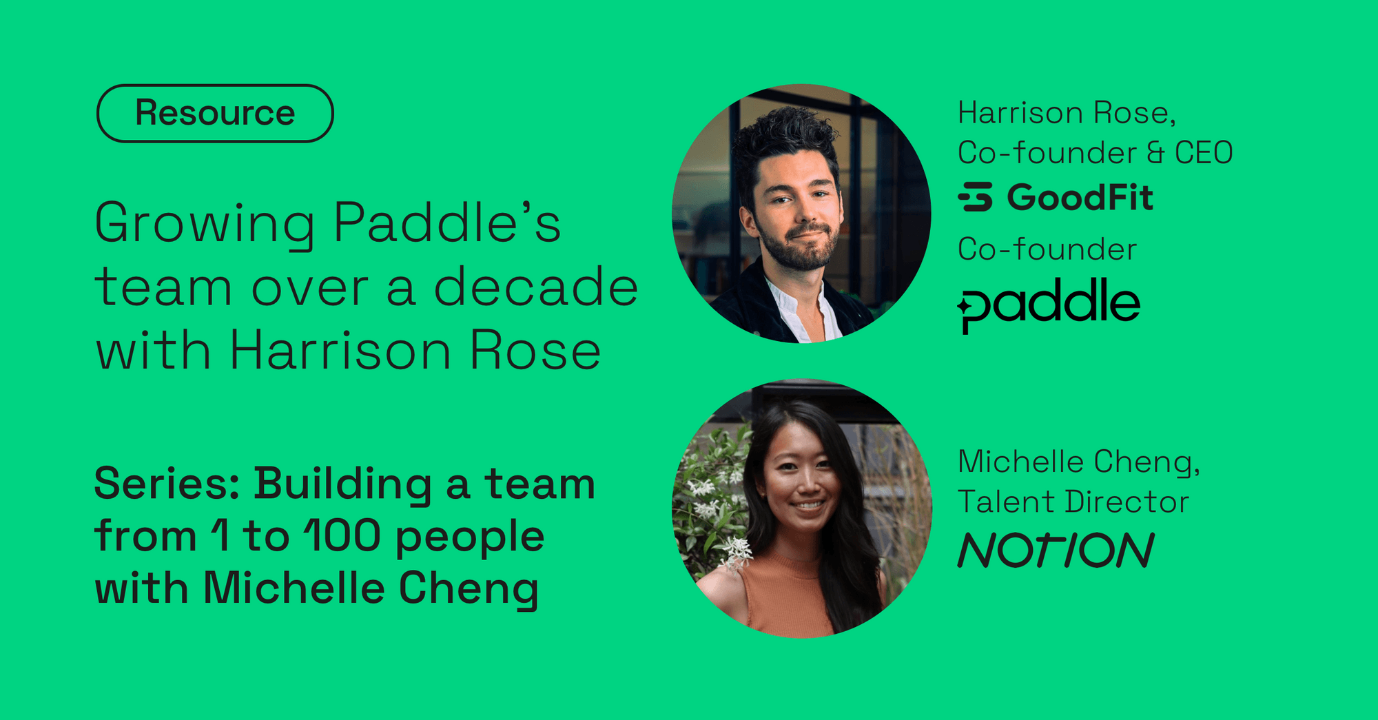Building a team from 1 to 100 people with Michelle Cheng: Growing ...
