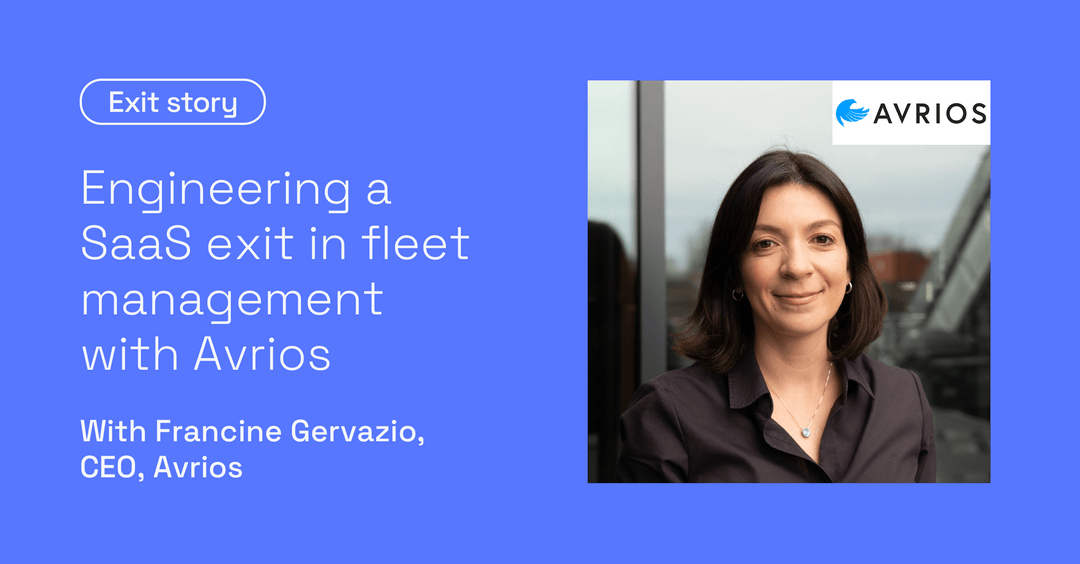 Engineering a SaaS exit in fleet management, with Francine Veloni ...