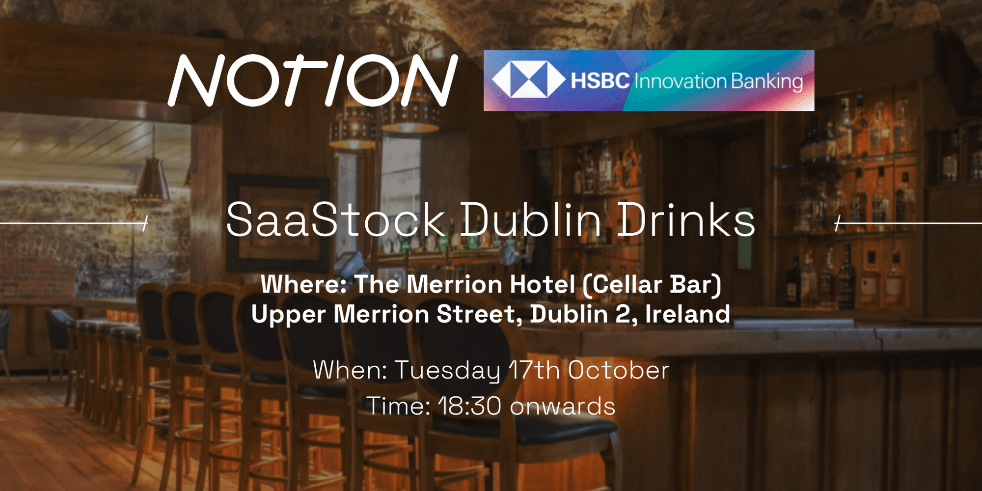 Notion Capital x HSBC Innovation Banking Networking Drinks | Notion