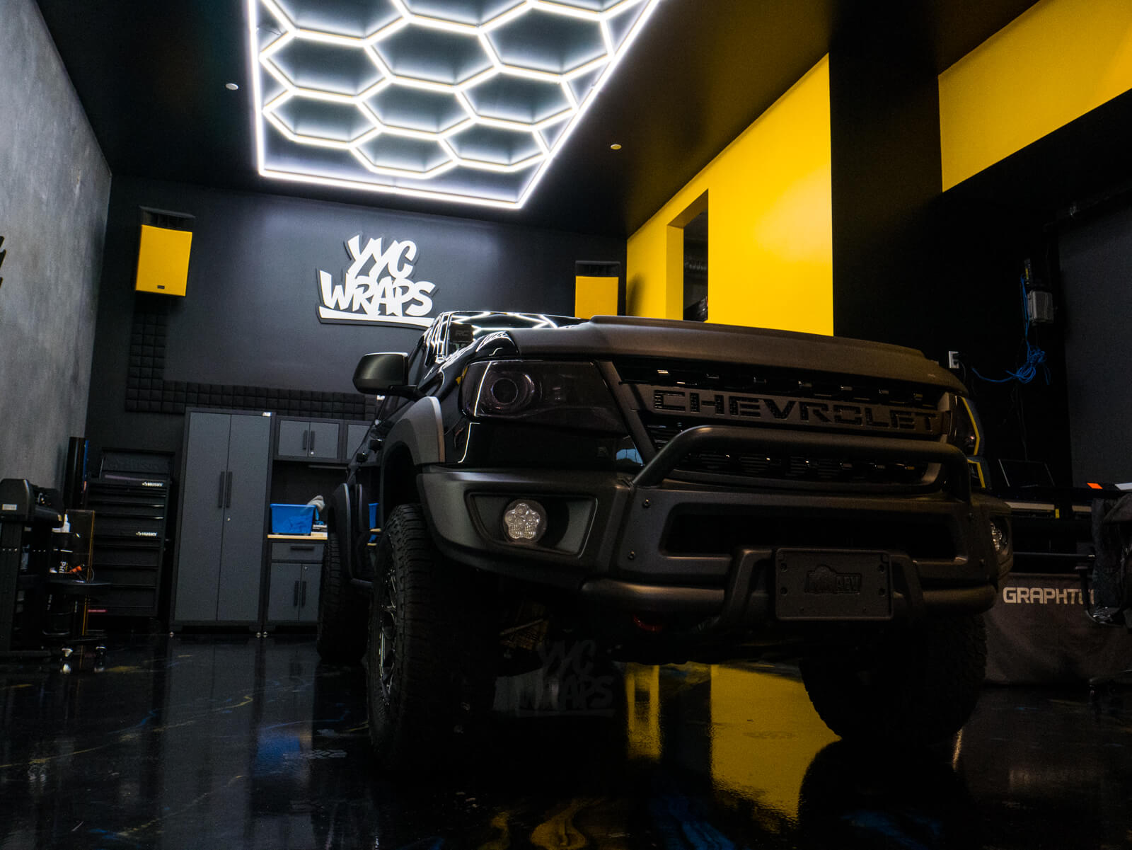 Chevy Zr2 Bison Vinyl Wrap